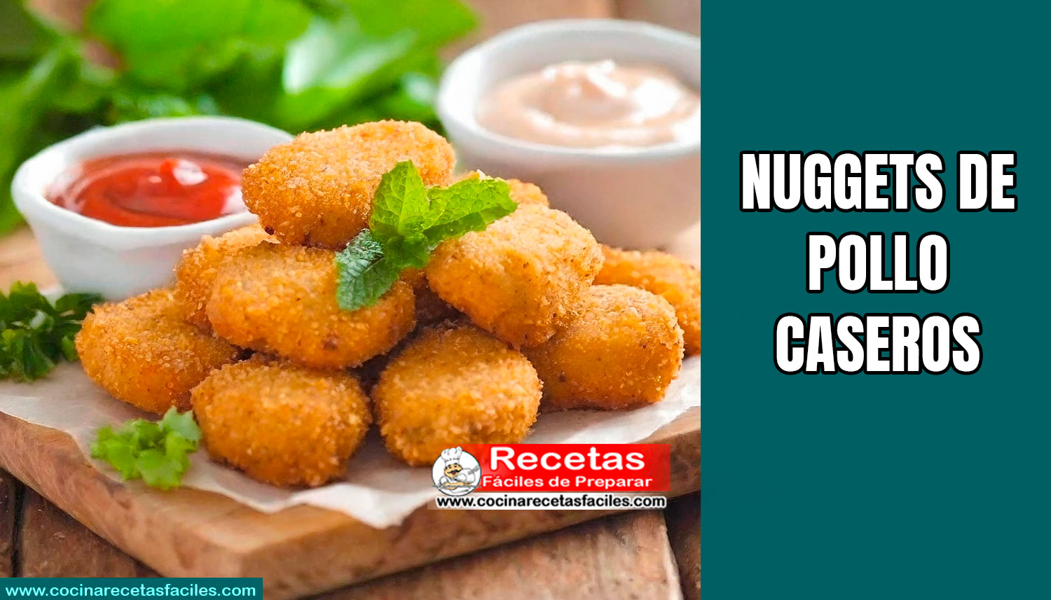 Nuggets de pollo caseros - Vídeo recetas de pollo fáciles