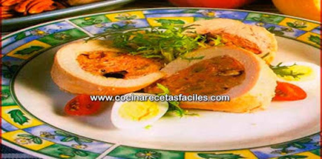 Aro de pollo y carne - Recetas Fáciles de pollo.