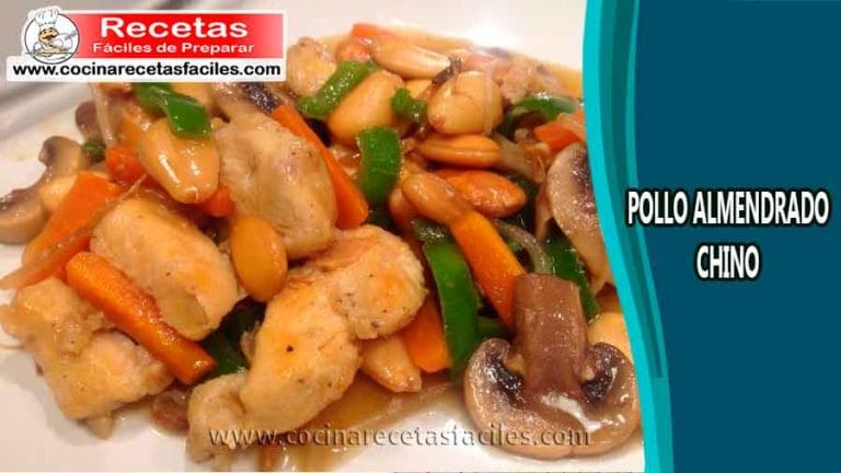 Pollo almendrado chino