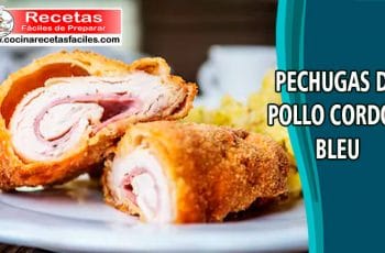 Cordon Blue de pollo al horno - Recetas fáciles