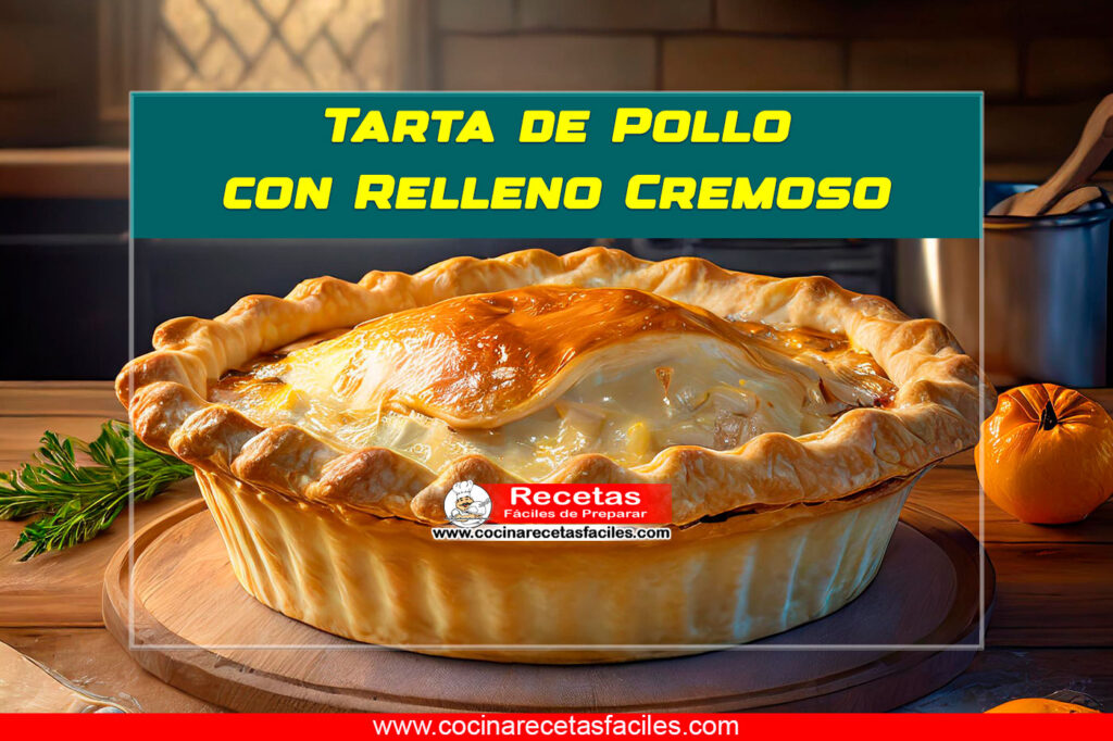Deliciosa Tarta de Pollo Casera: ¡Un Placer para el Paladar!