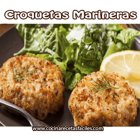 Croquetas marineras - Recetas fáciles