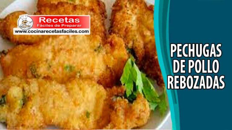 Pechugas de pollo rebozadas - Recetas fáciles de Pollo