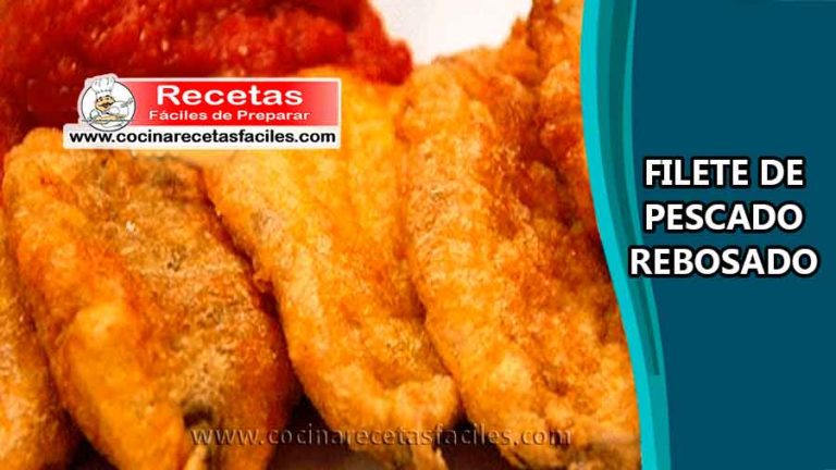Filete de pescado rebosado - Recetas de Pescados y mariscos