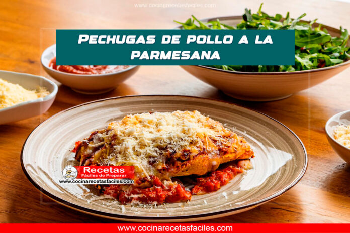 Pechugas de pollo a la parmesana - Recetas fáciles de pollo