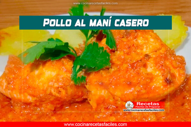 Pollo al Maní Casero – Receta Peruana Fácil y Deliciosa (Vídeo)
