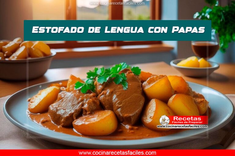 Estofado de Lengua con Papas | Receta Peruana Tradicional
