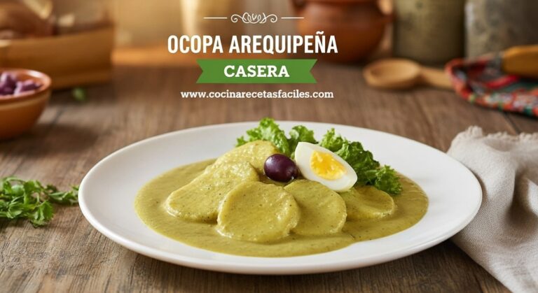 Ocopa Arequipeña Casera - Receta Fácil y Auténtica