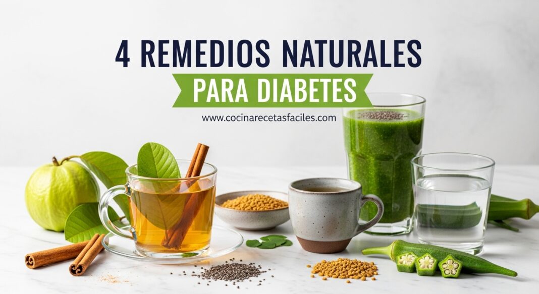 4 Remedios Naturales para Diabetes que Funcionan