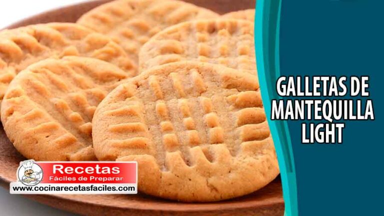 Galletas de mantequilla light