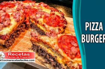 Pizza de ajo y queso mozzarella - cocinarecetasfaciles.com | Recetas ...