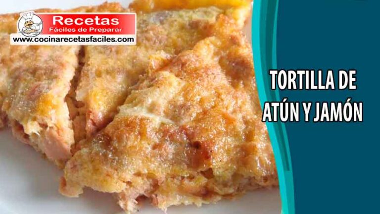 Tortilla de atún y jamón