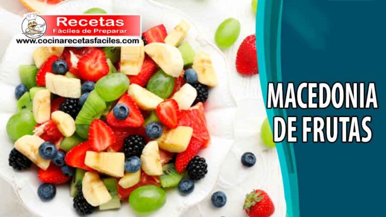 Macedonia de Frutas: Receta Refrescante y Saludable