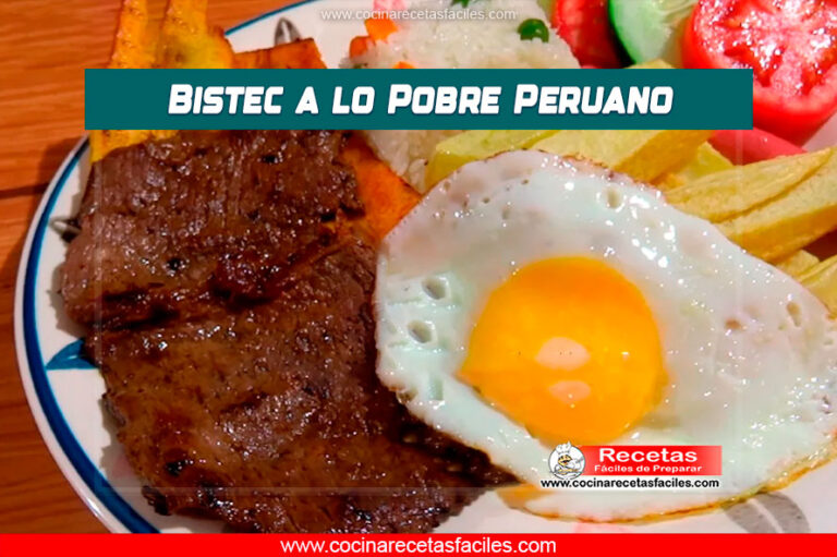 Bistec a lo Pobre Peruano: Delicioso y Fácil de Preparar (Vídeo)