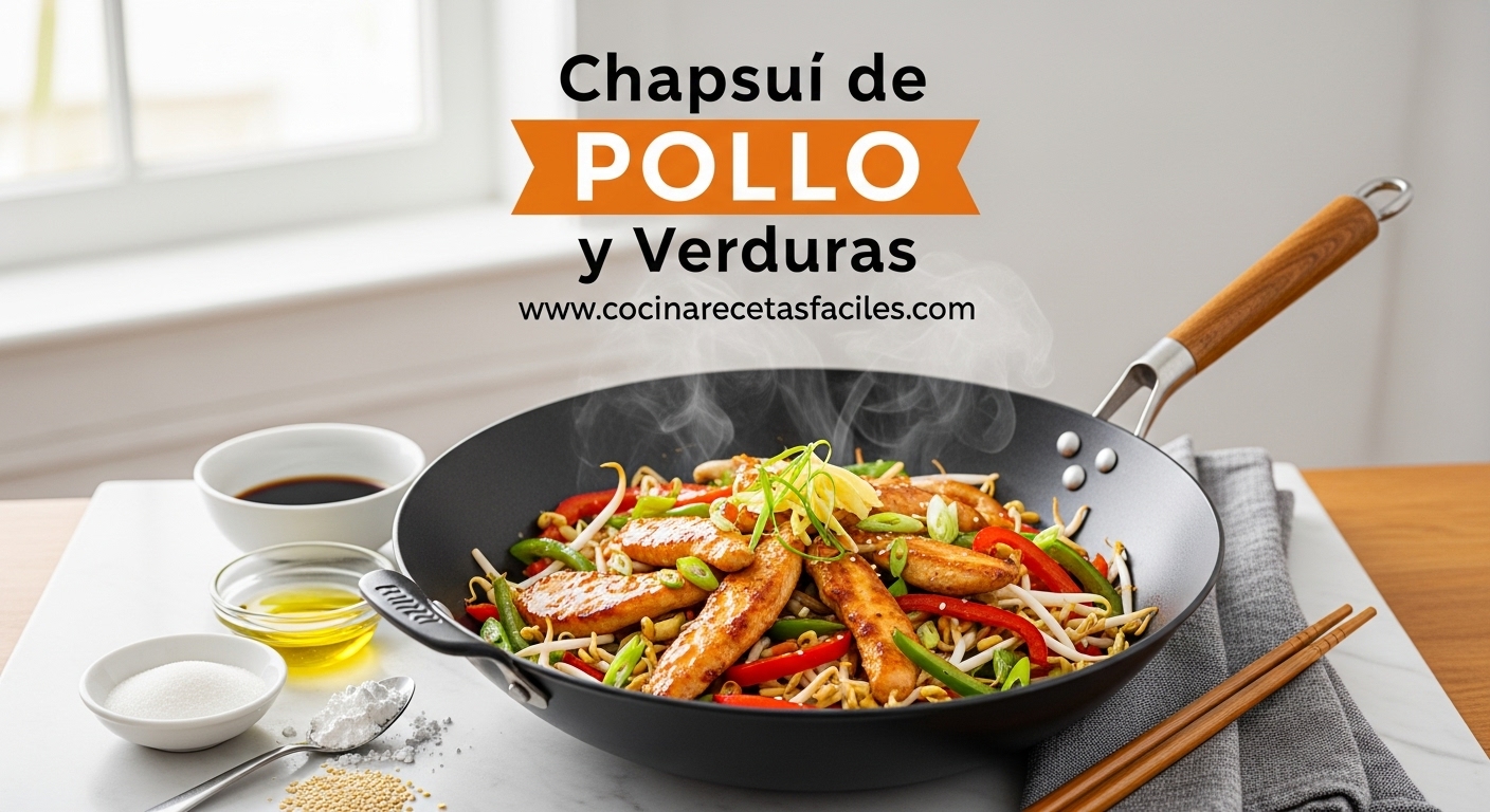 Chapsui de Pollo y Verduras - Receta Fácil 30 Min