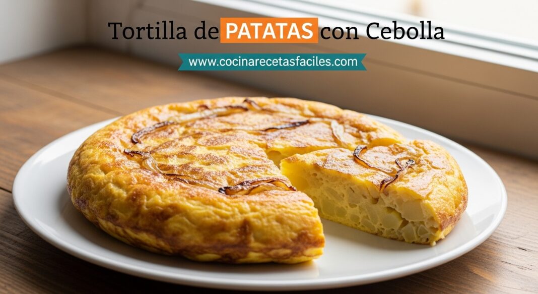 Tortilla de Patatas con Cebolla: Receta Auténtica y Fácil