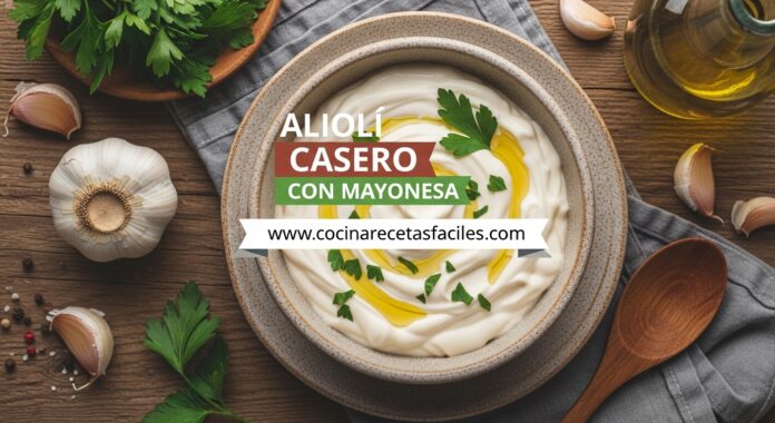 Alioli Casero con Mayonesa: Receta Fácil en 5 Min