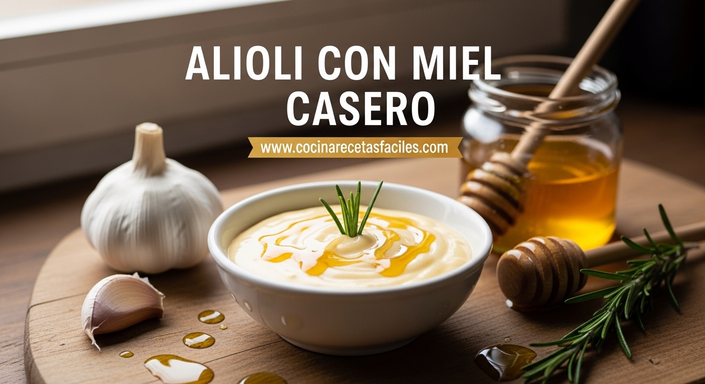 Alioli con Miel Casero: Receta Fácil en 10 Minutos