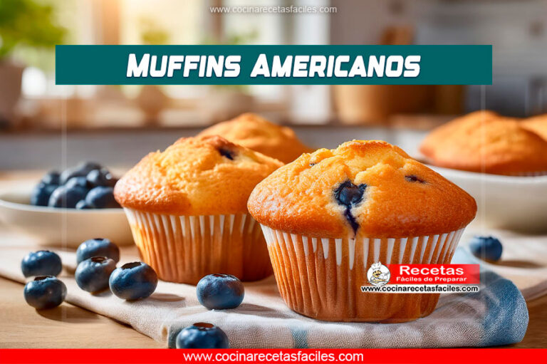 Muffins Americanos Caseros | Deliciosos y Esponjosos