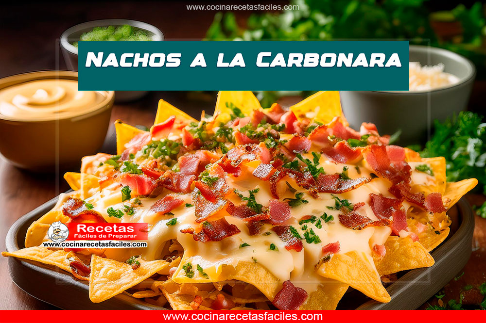 Nachos a la Carbonara | Receta Cremosa y Deliciosa