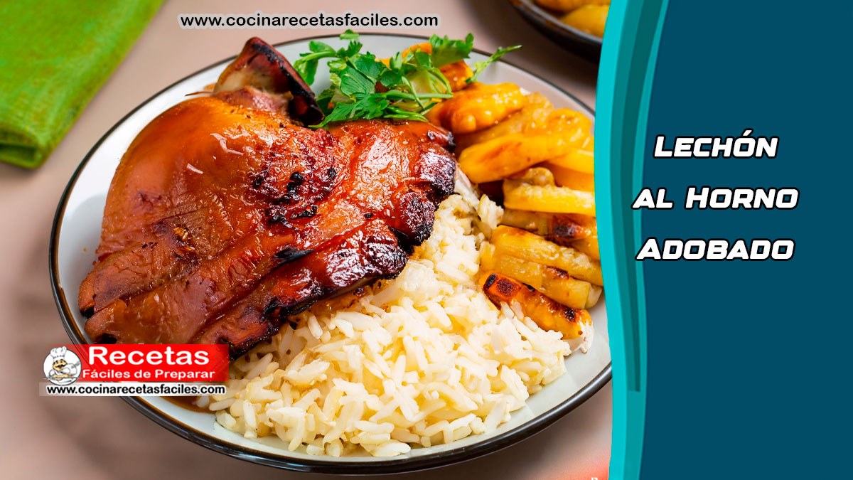 Lechón al Horno con Manzana