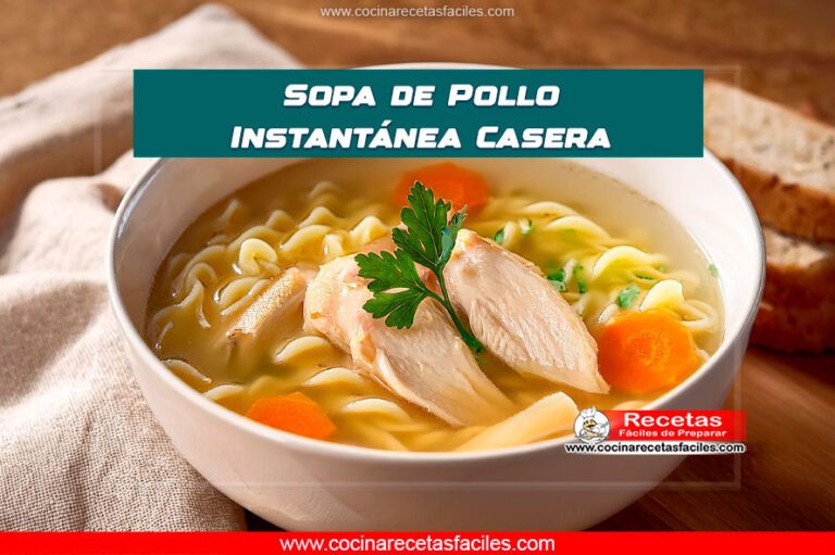 Sopa de Pollo Instantánea