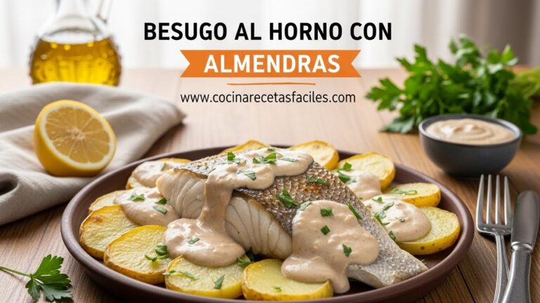 Besugo al Horno con Almendras