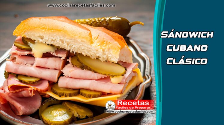 Sándwich Cubano Clásico: Un verdadero festín de sabores.
