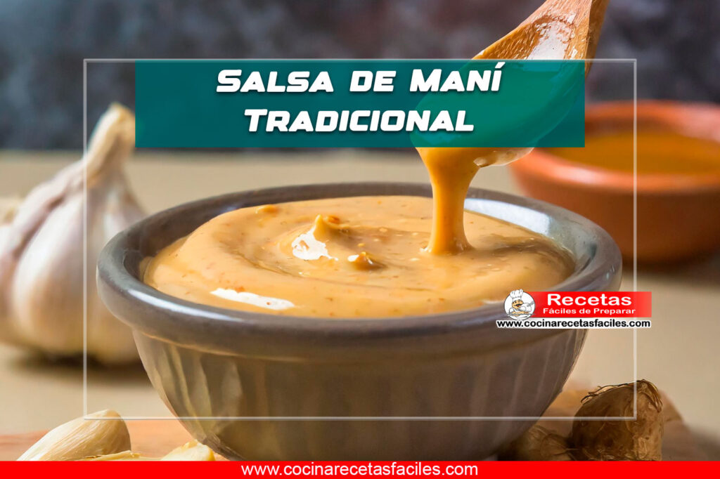 Salsa de Maní Tradicional