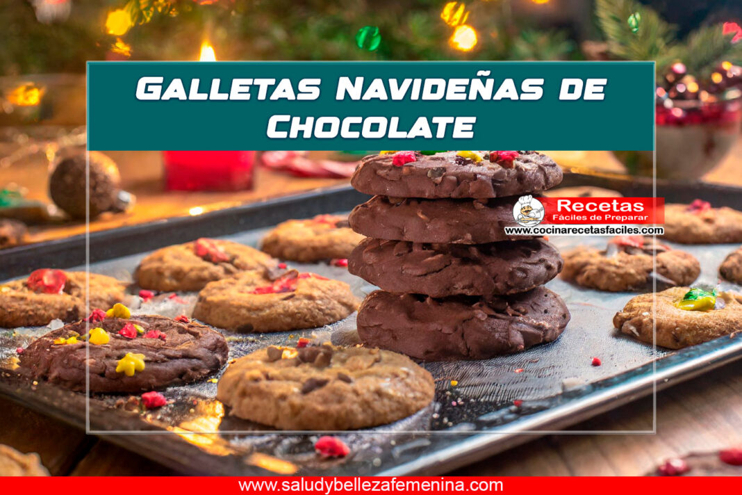 Galletas Navideñas de Chocolate