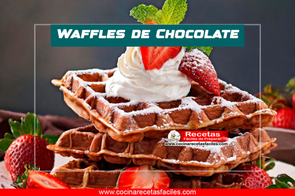 Waffles de Chocolate: Deliciosos y Esponjosos