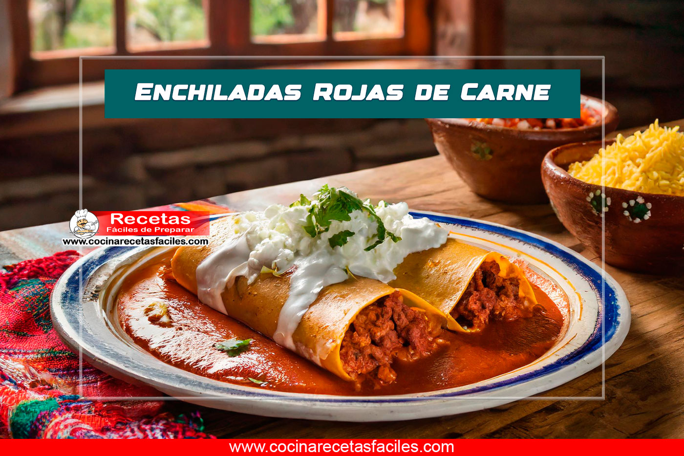 Enchiladas Verdes de Pollo