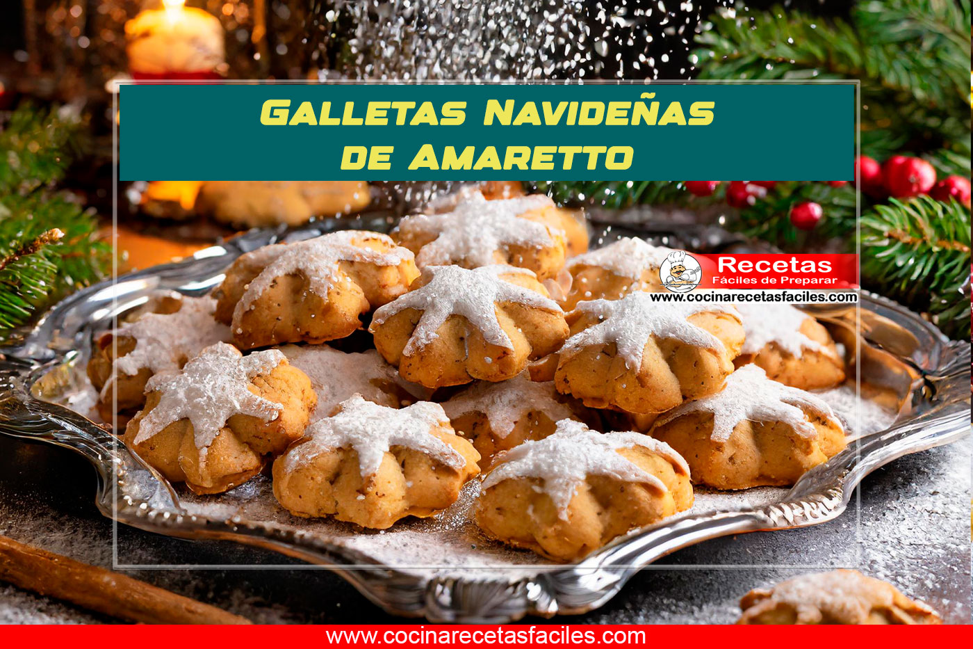 Galletas Navideñas de Amaretto