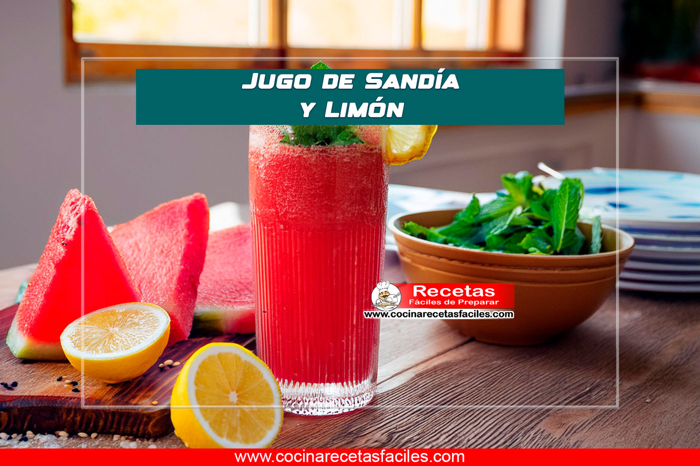 Jugo de Sandía y Limón: Refrescante y Saludable