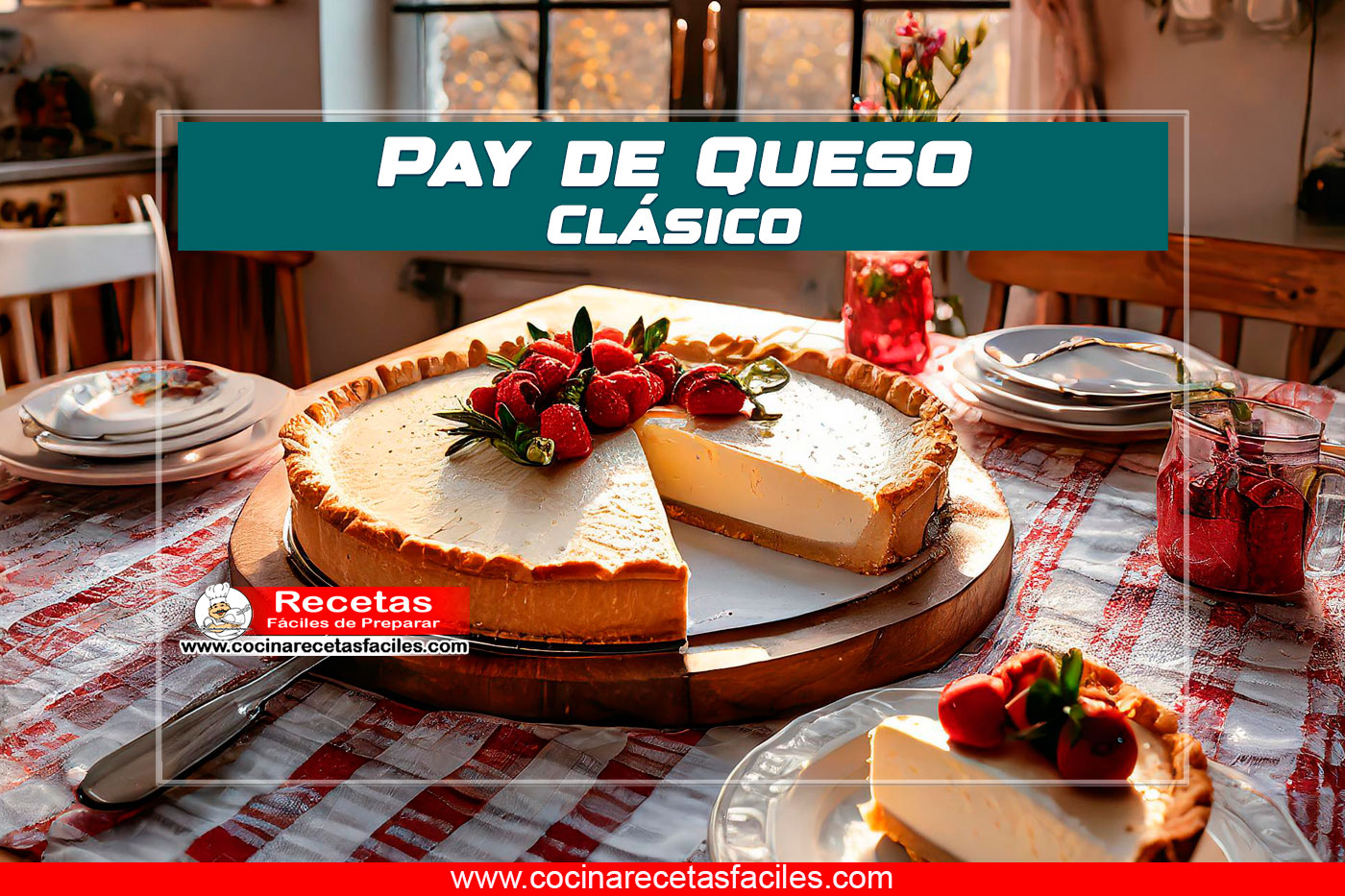 Receta de Pay de Queso Clásico: Delicioso y Fácil de Preparar