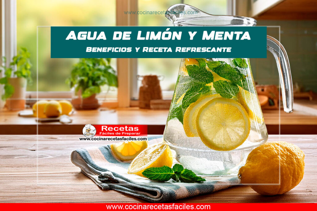 Agua de Limón y Menta: Refresca y Desintoxica tu Cuerpo