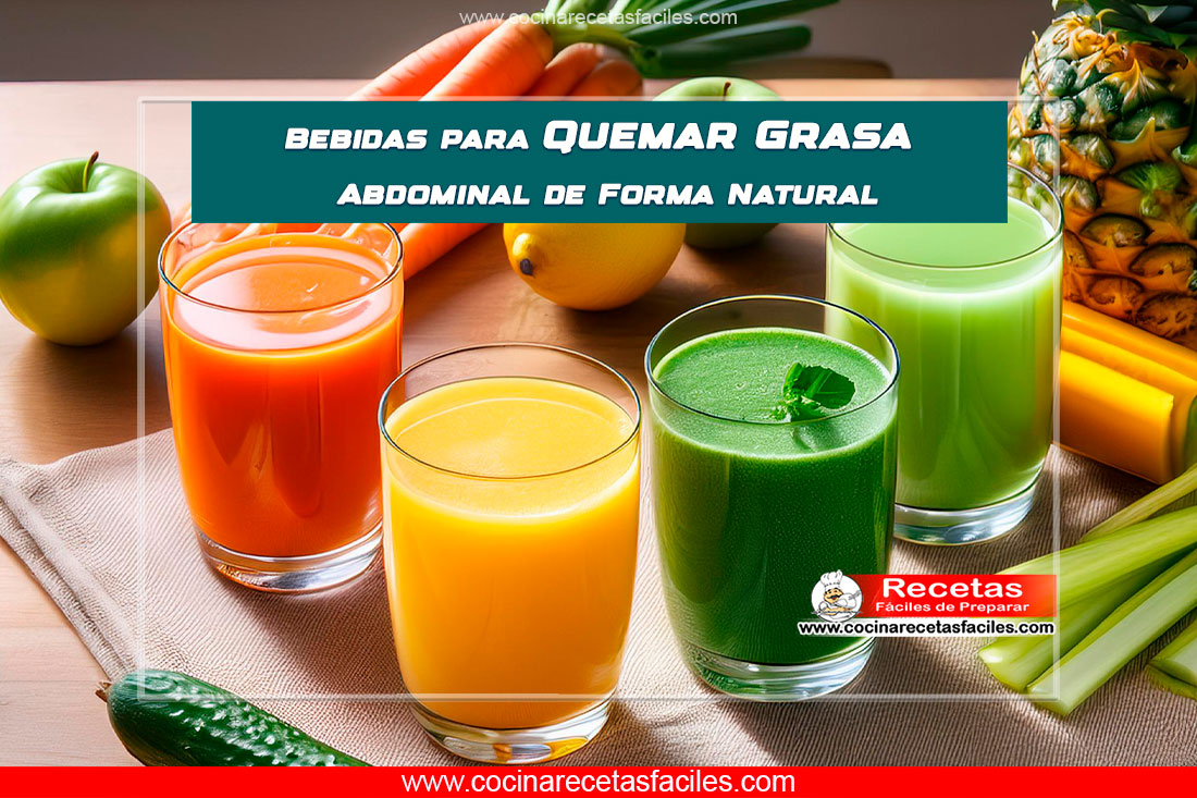 Bebidas para Quemar Grasa Abdominal de Forma Natural 🍋💪