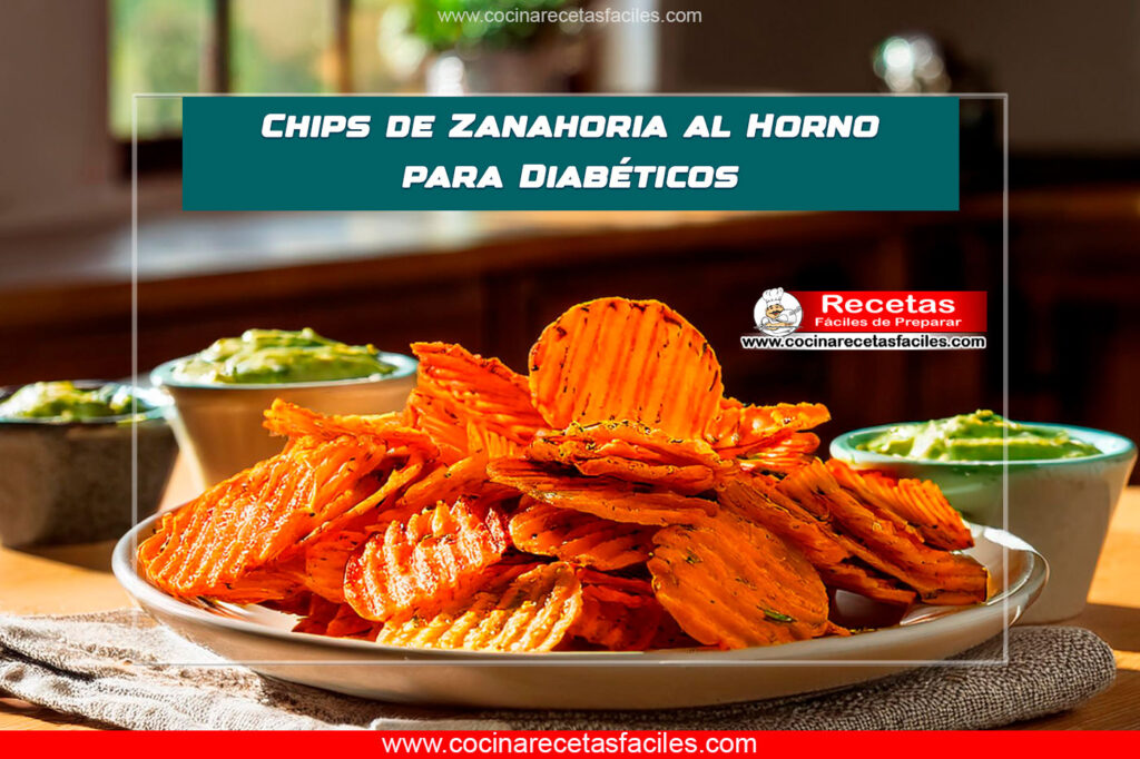 Chips de Zanahoria al Horno | Snack Saludable para Diabéticos