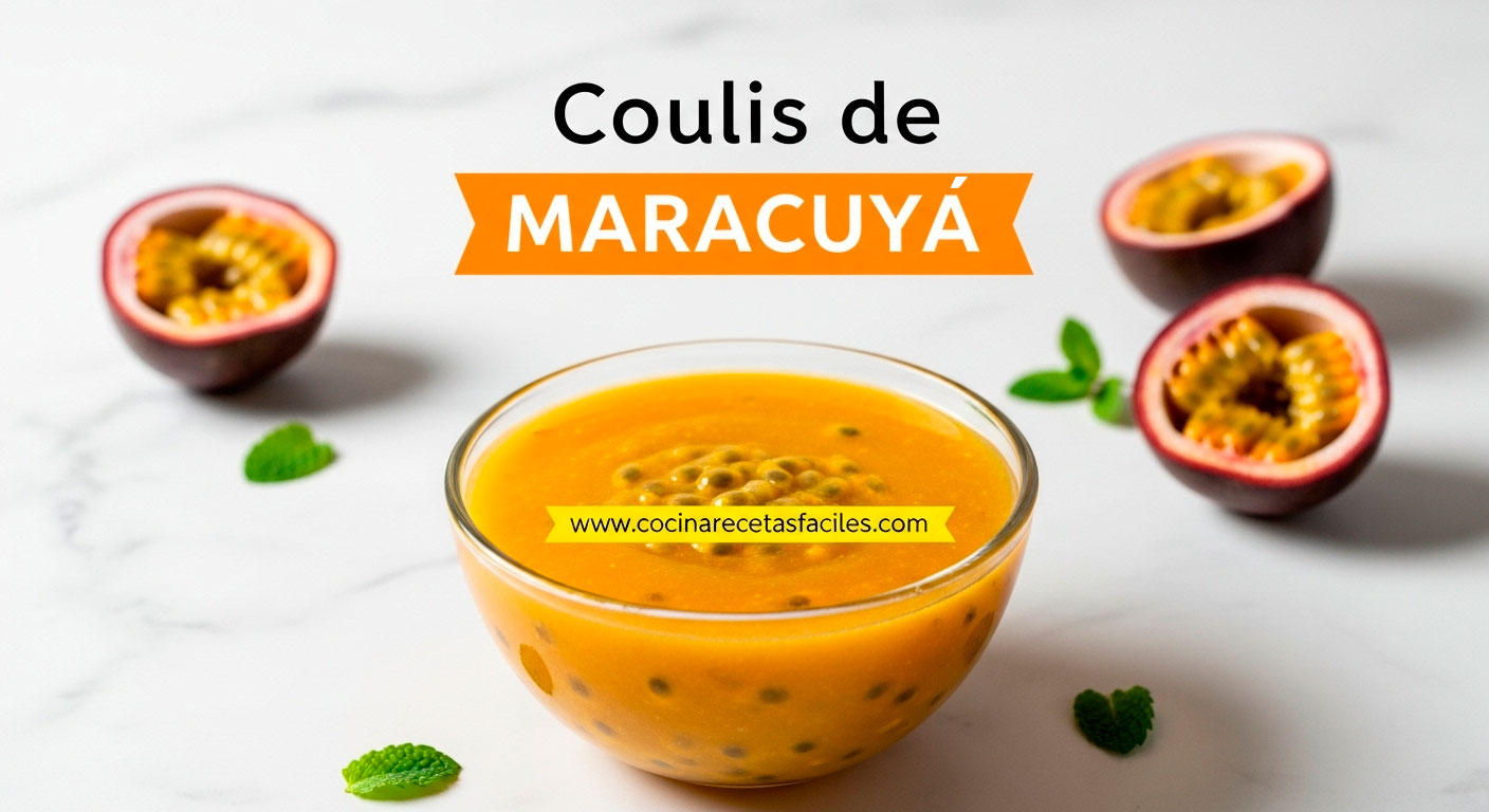 Receta de Coulis de Maracuyá: Delicioso y Fácil de Preparar