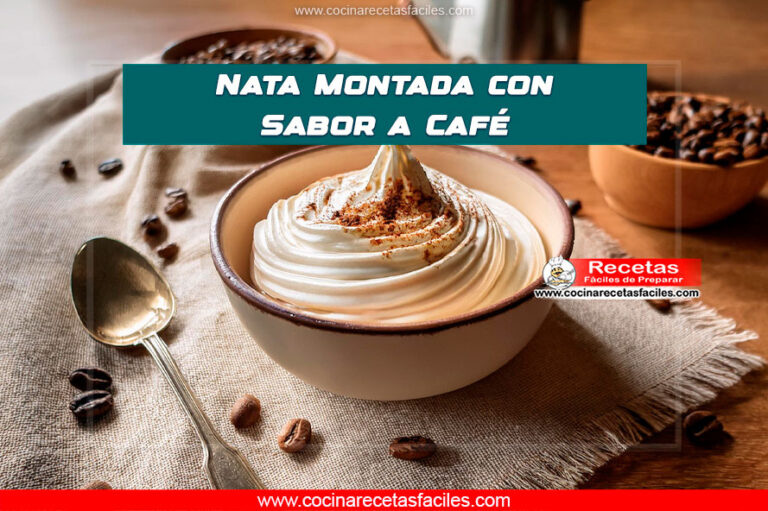 Nata Montada con Sabor a Café: Receta Cremosa y Aromática
