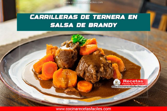 Carrilleras de ternera en salsa de brandy: Receta Casera