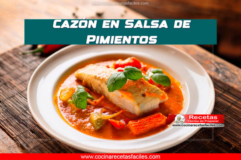 Cazón en Salsa de Pimientos: Sabor suave y vibrante