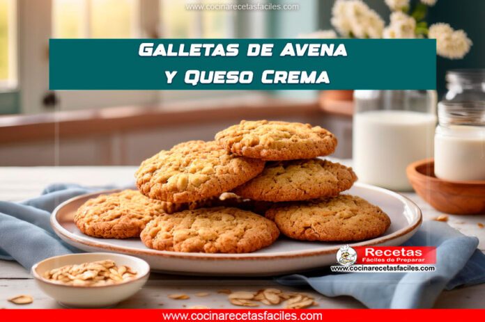 Galletas de Avena y Queso Crema: Receta Saludable y Deliciosa