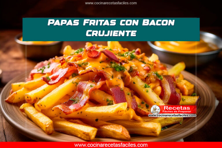 Papas Fritas con Bacon Crujiente - ¡Deliciosamente Irresistibles!