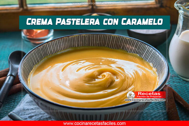 Crema Pastelera con Caramelo: Dulzura y Sabor