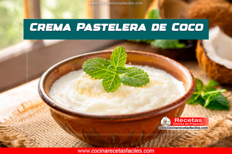 Crema Pastelera de Coco: Receta fácil y deliciosa