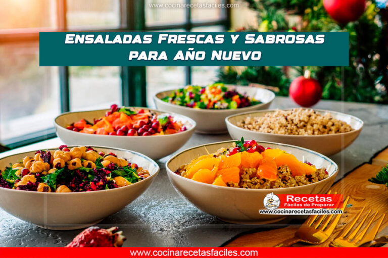 Ensaladas Frescas y Sabrosas para Año Nuevo: Ideas Deliciosas
