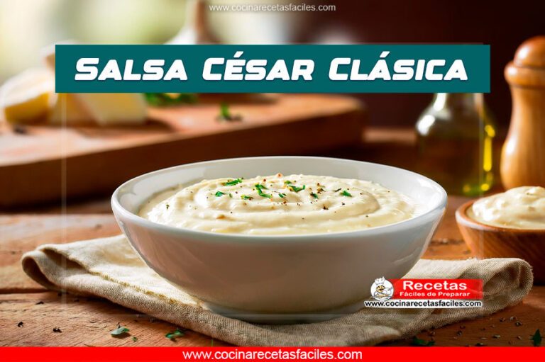 Salsa César Clásica: Receta tradicional y deliciosa