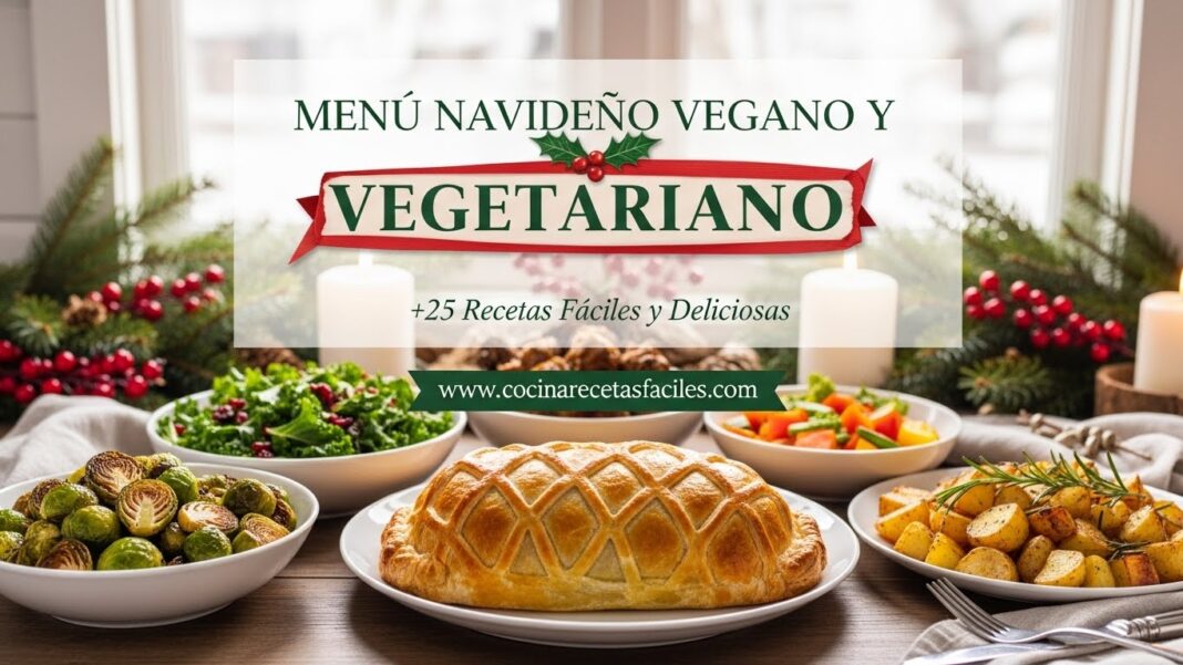 Menú Navideño para Vegetarianos y Veganos: Recetas Fáciles
