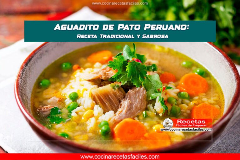 Aguadito de Pato Peruano: Receta Tradicional y Sabrosa